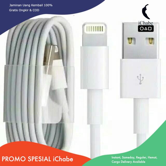 Jual [Bisa COD] Kabel Data lightning charger iP 5 / 5G / 5S / 6/6S/7/8 ...