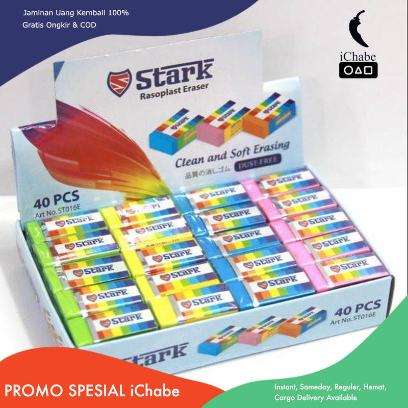 Jual [Bisa COD] NA STARK Penghapus Warna 1 Pcs / Penghapus STARK Putih ...