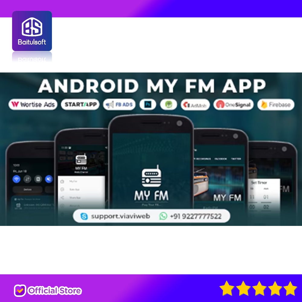 Jual SOURCE CODE APLIKASI ANDROID MY FM APP | Shopee Indonesia