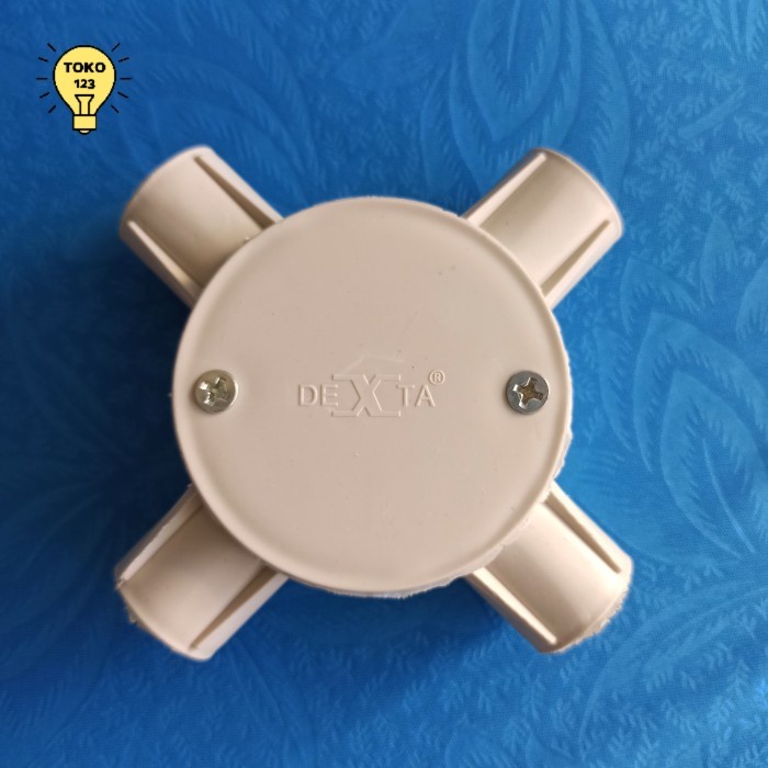 Jual DEXTA Tdos T dos 20mm 4 Lubang Kresdos Tdus Tee Dus 4 Way ...