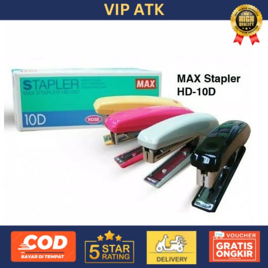 Jual STAPLER MAX HD-10 D / MESIN STAPLES MERK MAX | Shopee Indonesia