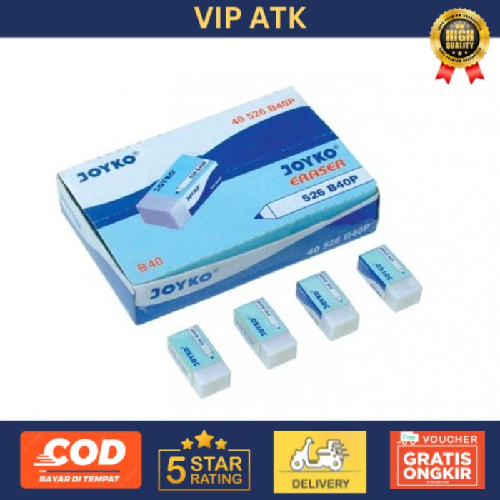 Jual Penghapus Joyko Kecil Putih ( Eraser 526-B40BP ) | Shopee Indonesia