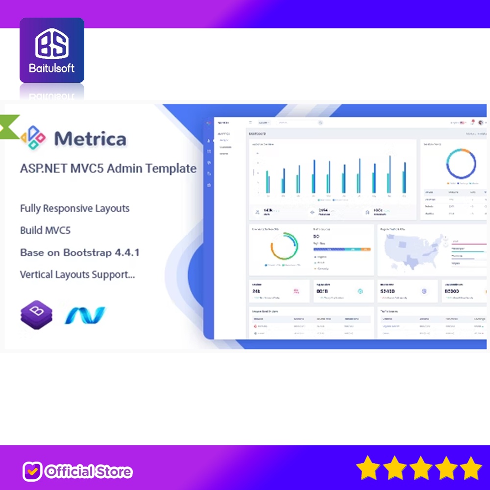 Jual METRICA - ASP.NET MVC5 ADMIN & DASHBOARD TEMPLATE | Shopee Indonesia Jual METRICA - ASP.NET MVC5 ADMIN & DASHBOARD TEMPLATE | Shopee Indonesia
