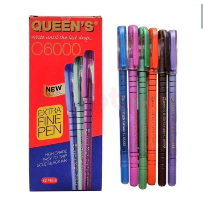 Jual Pulpen Faster C6000 QUEEN`S(1 2 pcs) | Shopee Indonesia