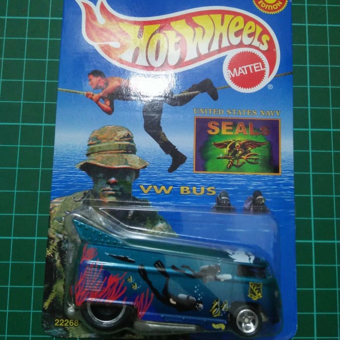 Jual HW1 hot wheels vw drag bus us navy seals | Shopee Indonesia