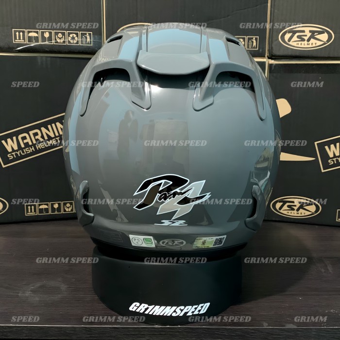 Jual Helm TSR Ram 4 Modern Grey - TSR Helmet | Shopee Indonesia