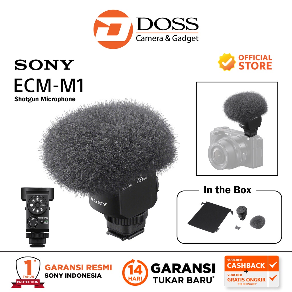 Jual Sony ECM-M1 Shotgun Microphone Sony ECM M 1 Mic Camera | Shopee Indonesia