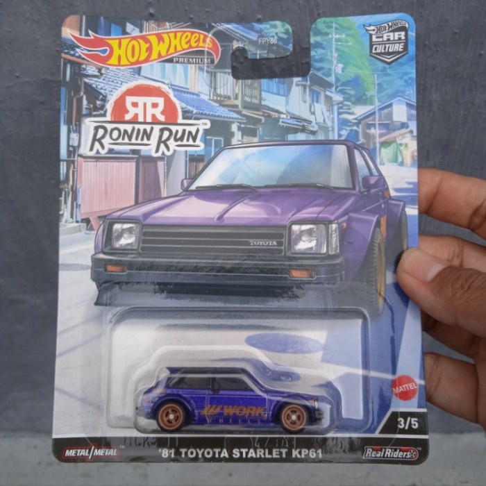 Jual HW1 Hot wheels hotwheels Ronin run 81 Toyota starlet KP61 ungu ...