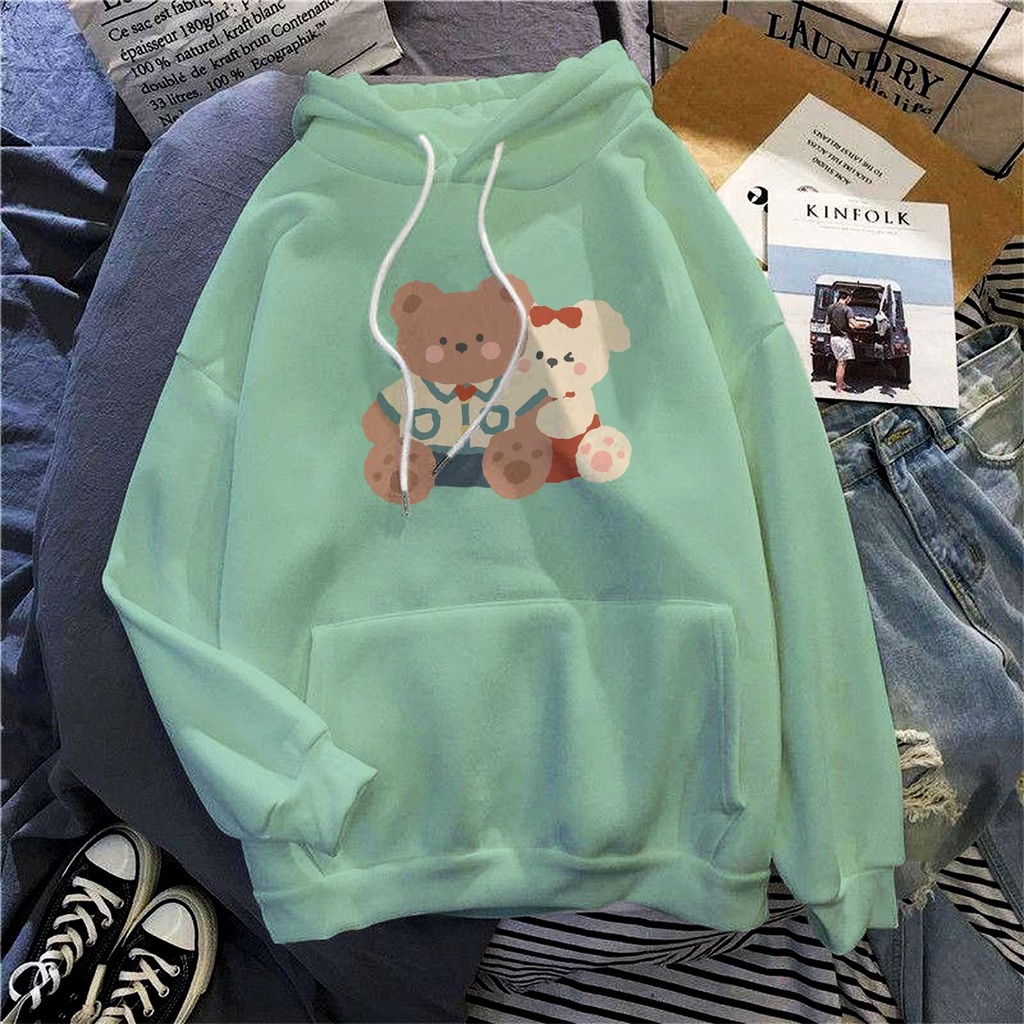 Jual HOODIE ATASAN WANITA KEREN JACKET MURAH BAR AND BER BEAR SWEATER ...