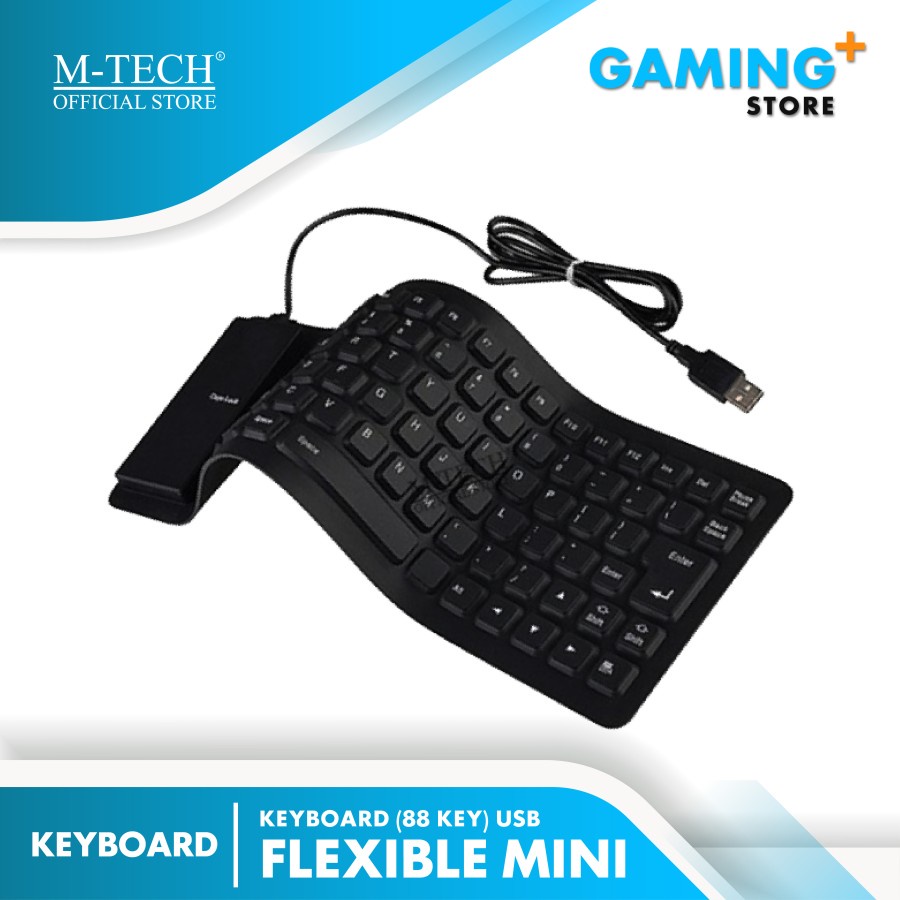 Jual M-Tech Keyboard USB Flexible - Keyboard Wired Flexible | Shopee ...