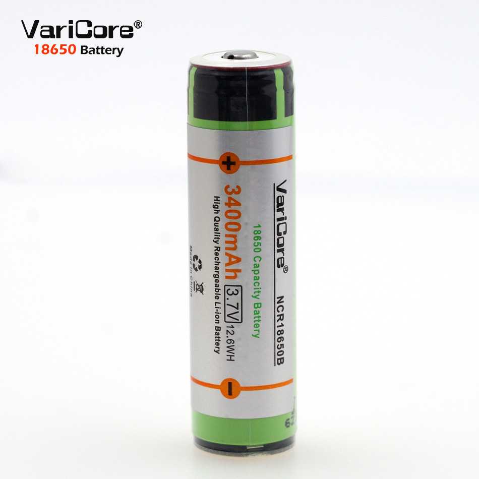 Jual [COD] VariCore 18650 Rechargeable Li-ion Battery 3.7V Button Top ...