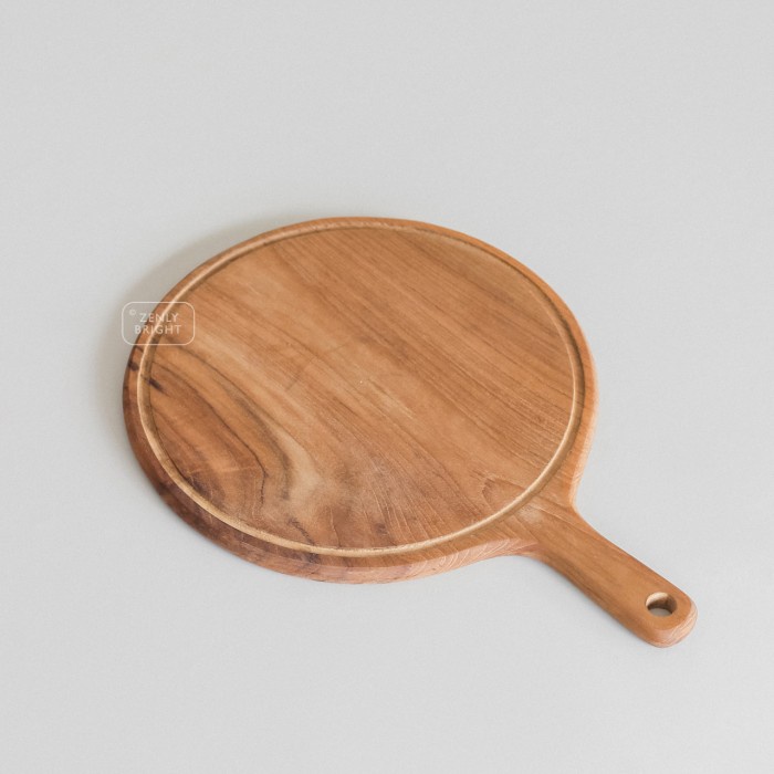 Jual Talenan Pizza Kayu Jati Propil / Piring Pizza | Shopee Indonesia