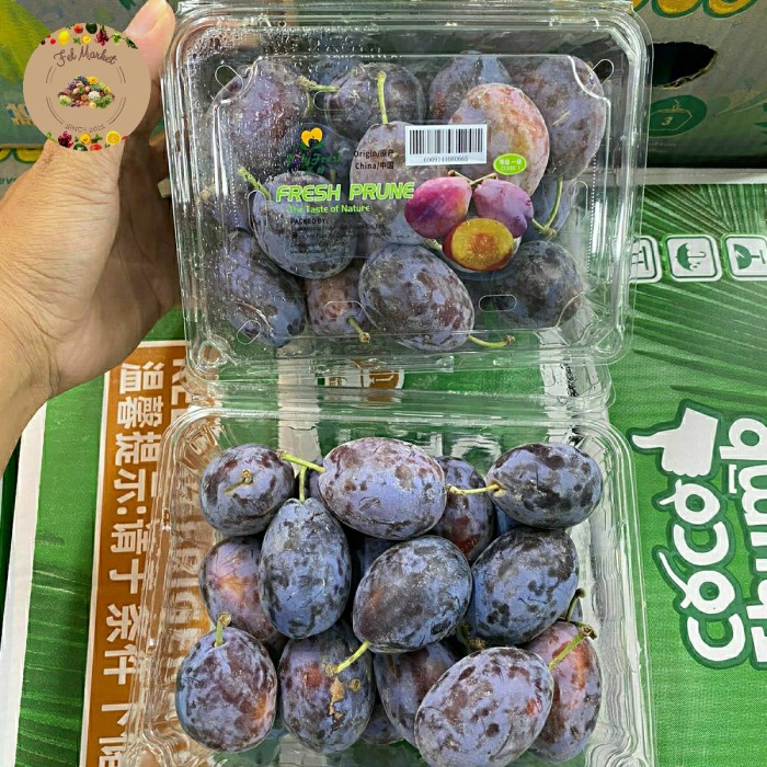 Jual Buah Plum Sugar Prune Fresh Jumbo | Plum Sugar Manis | Pack ...