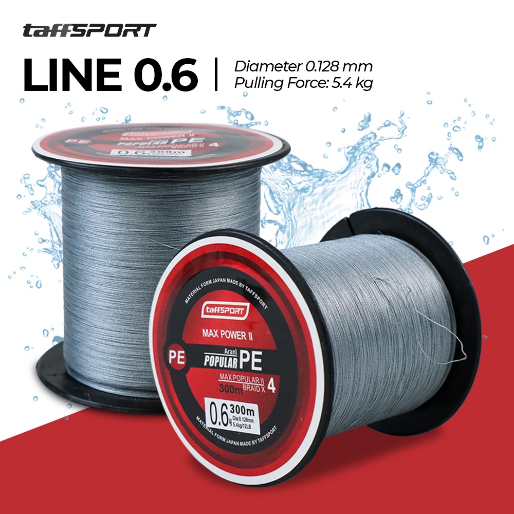 Jual Senar Tali Benang Pancing PE Braided Thick Line 300M Line | Shopee Indonesia