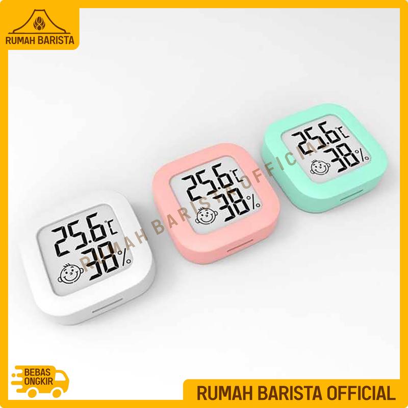 Jual Thermometer Hygrometer LCD Baterai Multifungsi -Pengatur Pengukur ...