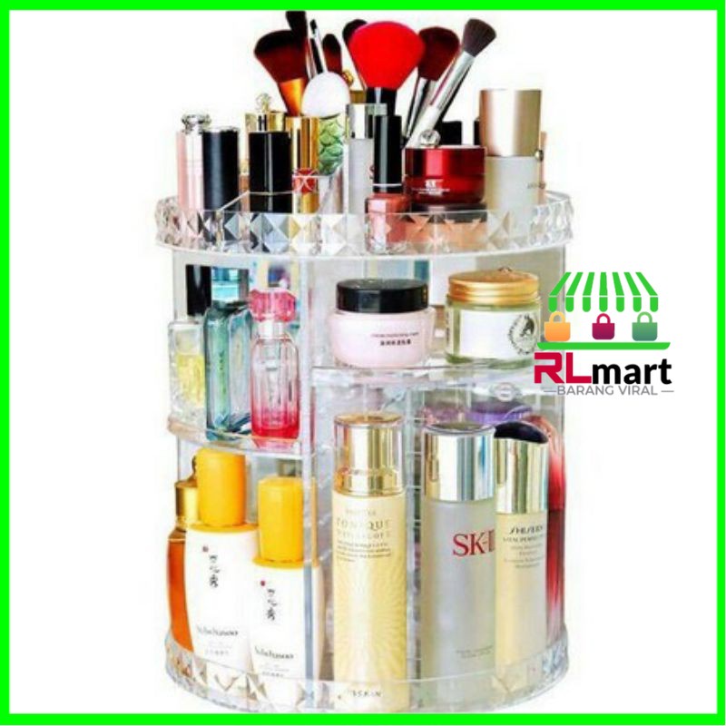 Jual RAK KOSMETIK PUTAR 360 DERAJAT / RAK KOSMETIK AKRILIK / TEMPAT ... Jual RAK KOSMETIK PUTAR 360 DERAJAT / RAK KOSMETIK AKRILIK / TEMPAT ...