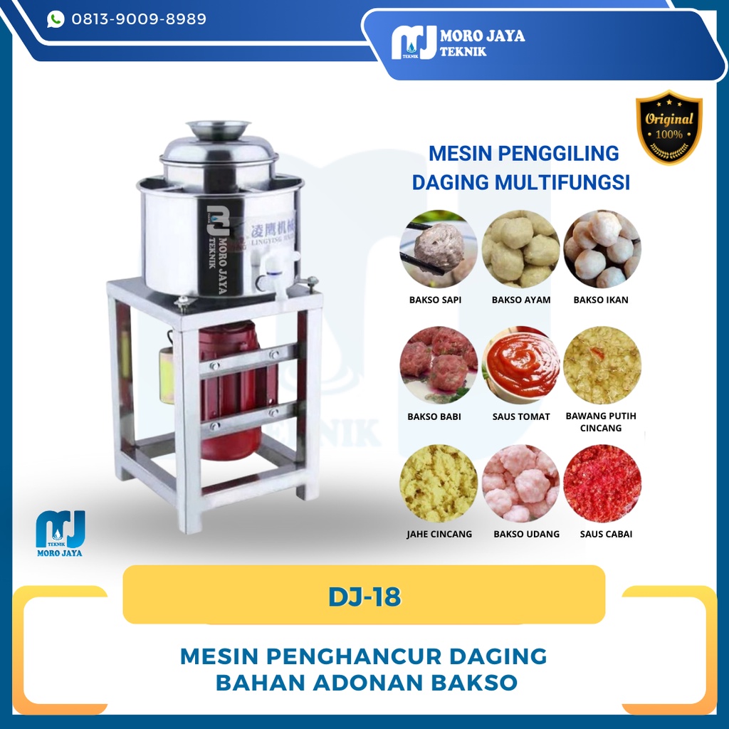 Jual MESIN PENGGILING DAGING ALAT PENGHANCUR DAGING BAHAN ADONAN BAKSO ...