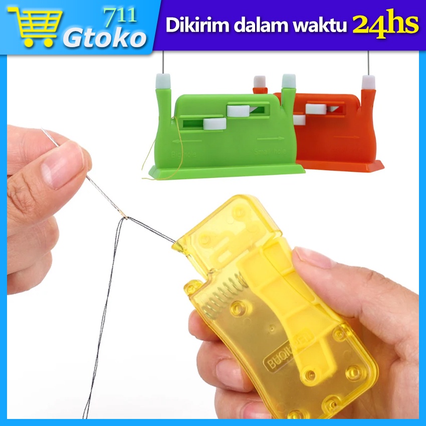 Jual Alat Bantu Masukan Benang Ke Lubang Jarum Jahit Needle Threader ...