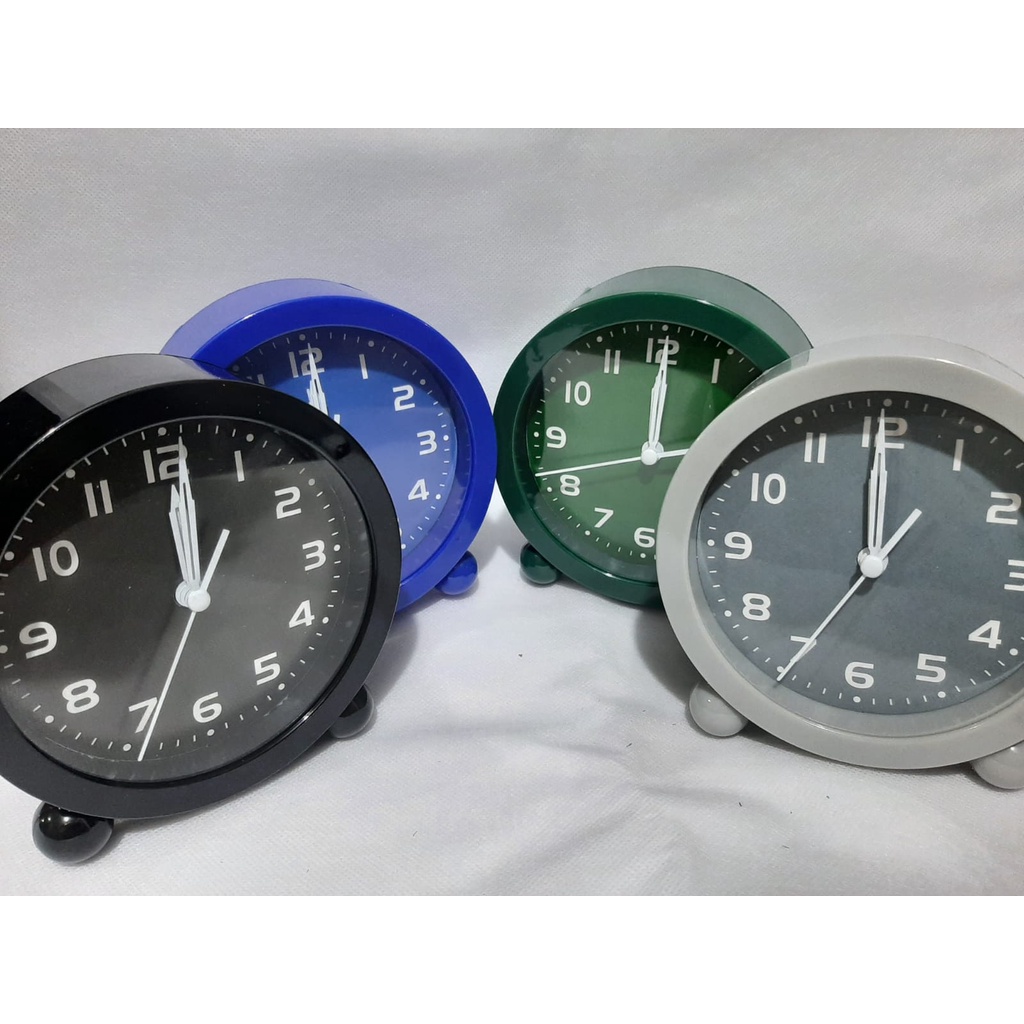 Jual Jam Weker 629 Bulat / Jam Meja Beker /Jam Meja Fancy Color Alarm ...