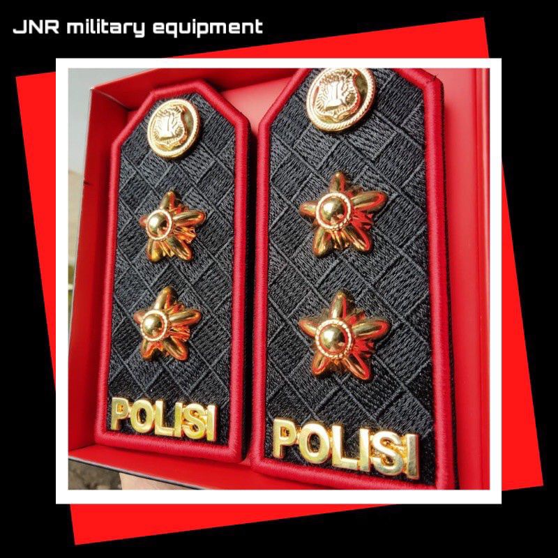 Jual KD45R Pangkat polisi PDU AKBP Lis Merah Bordir Exclusive | Shopee ...