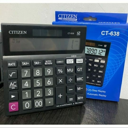 Jual KALKULATOR DESKTOP MEJA KALKULATOR CT-638 / CALCULATOR 12 DIGIT ...