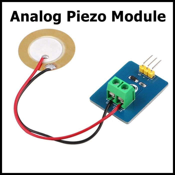 Jual Analog Piezo Sensor Module DIY Deteksi Getaran | Shopee Indonesia