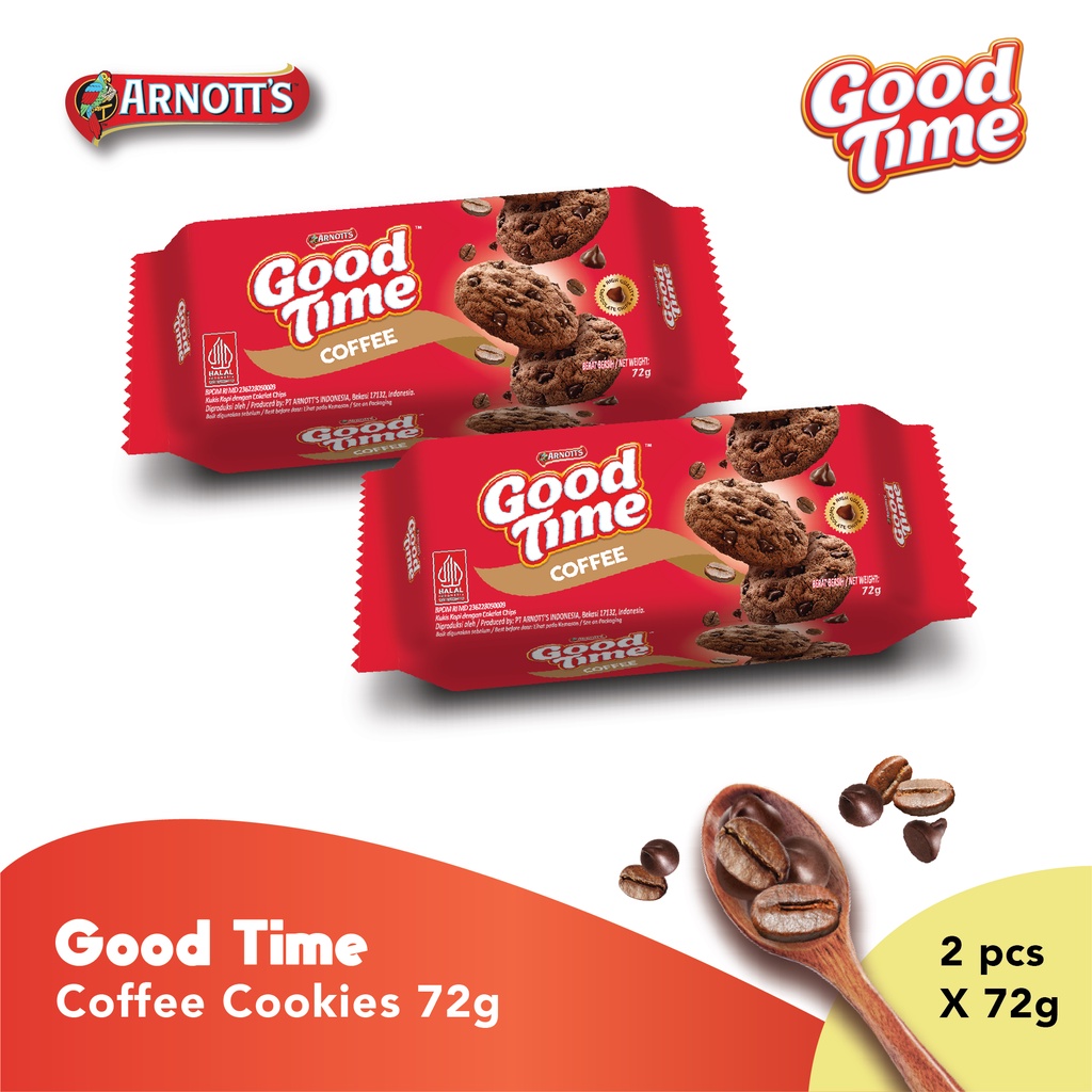 Jual Good Time Cookies Coffee 72 gr Twinpack | Shopee Indonesia