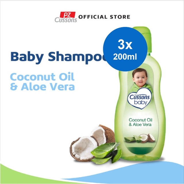 Jual Cussons Baby Shampoo Coconut Oil & Aloe Vera - Sampo Bayi 200ml x ...