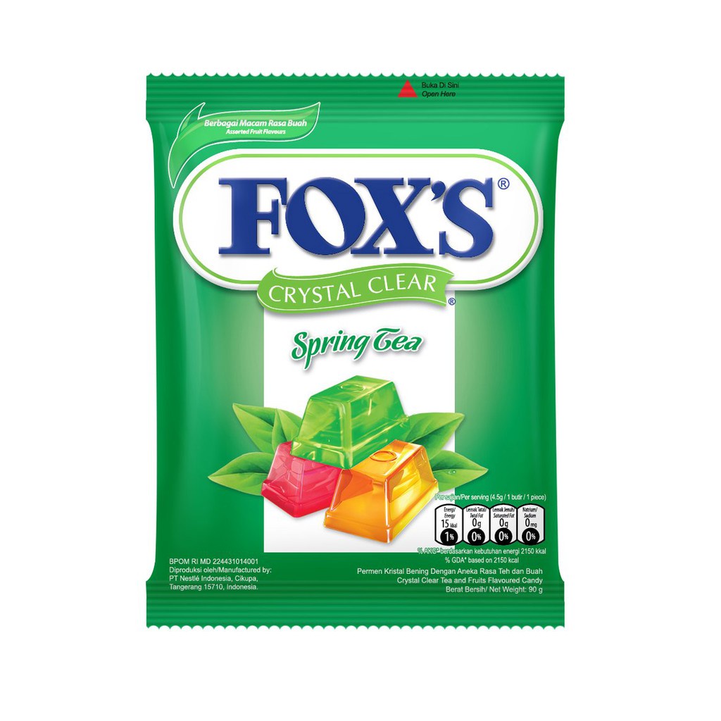Jual Permen FOXS Spring Tea Bag 90g | Shopee Indonesia
