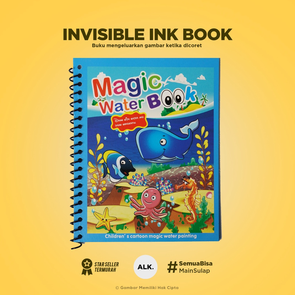 Jual Buku kosong mengeluarkan gambar - Sulap buku - Magic Drawing ...