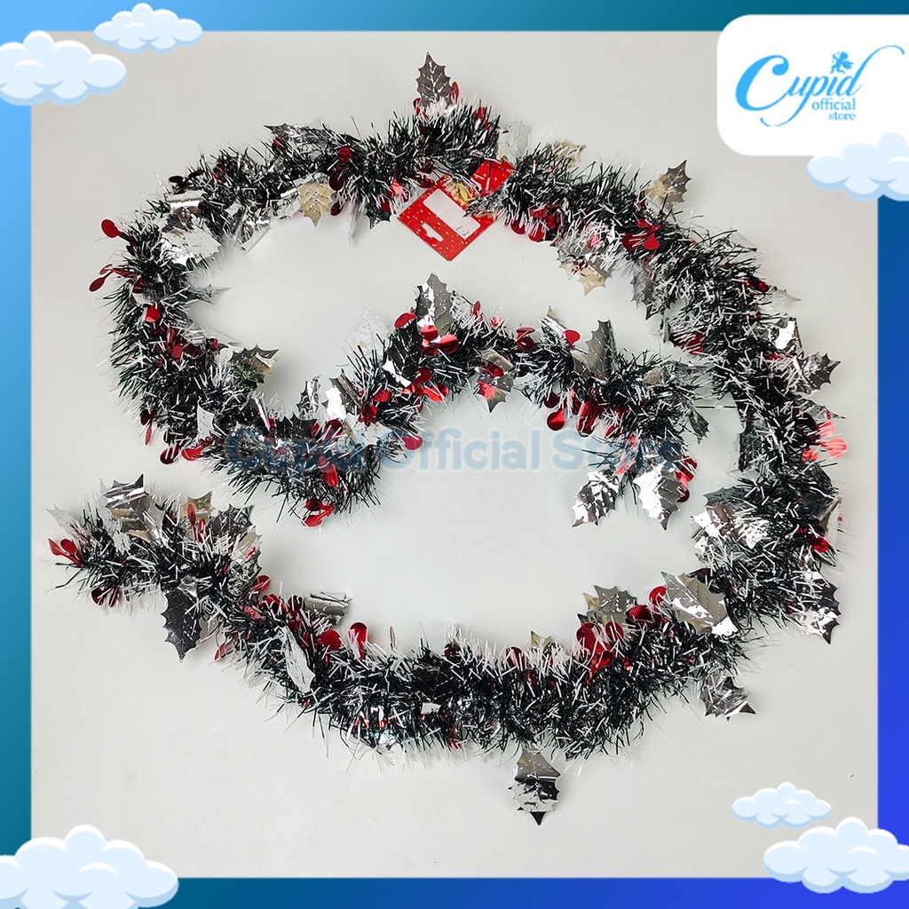 Jual 1 PCS SLINGER HP DAUN CHERRY DEKORASI POHON NATAL HIASAN TAHUN ...