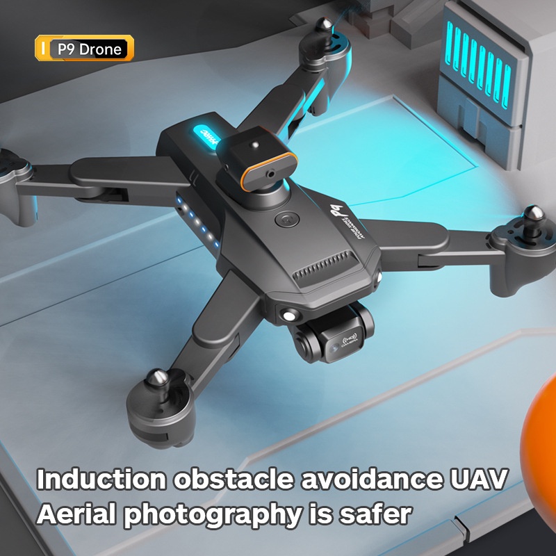 Jual Drone hitam P9 tunggal listrik lipat fotografi udara definisi ...