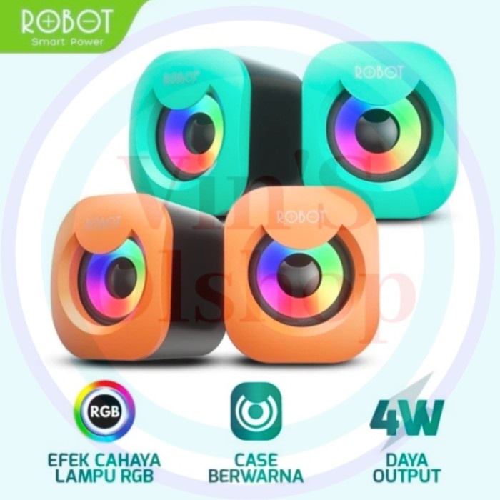 Jual Speaker Robot RS180/ PC/ Computer Speaker Multi Media Robot RS 180 ...