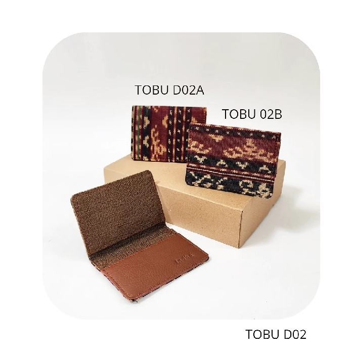 Jual card wallet etnik Tenun NTT Serat Kenaf Kulit Sapi Cokelat dan ...