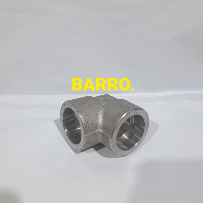 Jual Elbow Stainless 1" Inch Class 3000 Socket Weld Knee SS 304 90° | Shopee Indonesia