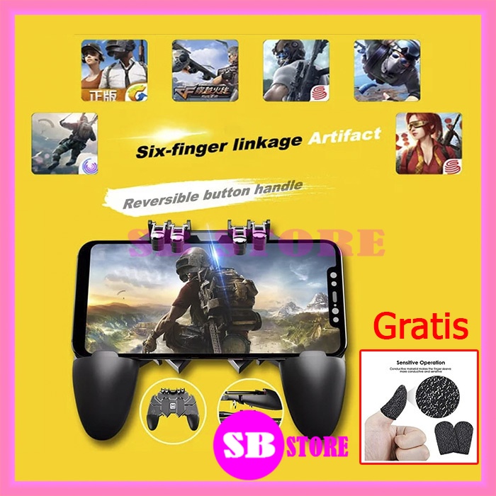 Jual GamePad PUBG FF AK-66 Game Controllers AK 66 AK66 Stik Game ...