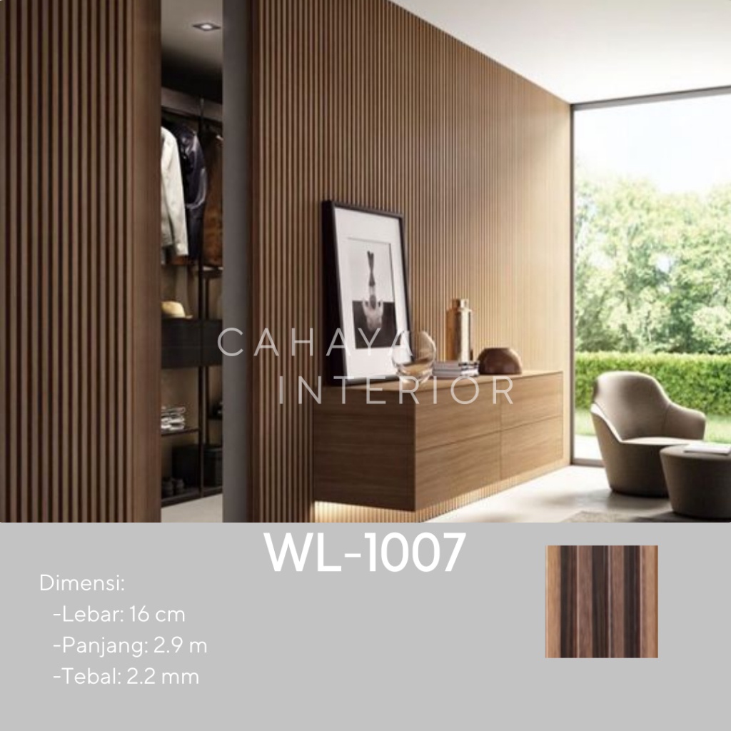 Jual WL Wall Panel Dinding Bahan WPC Ukuran 2,9m x 16cm Tebal | Shopee ...