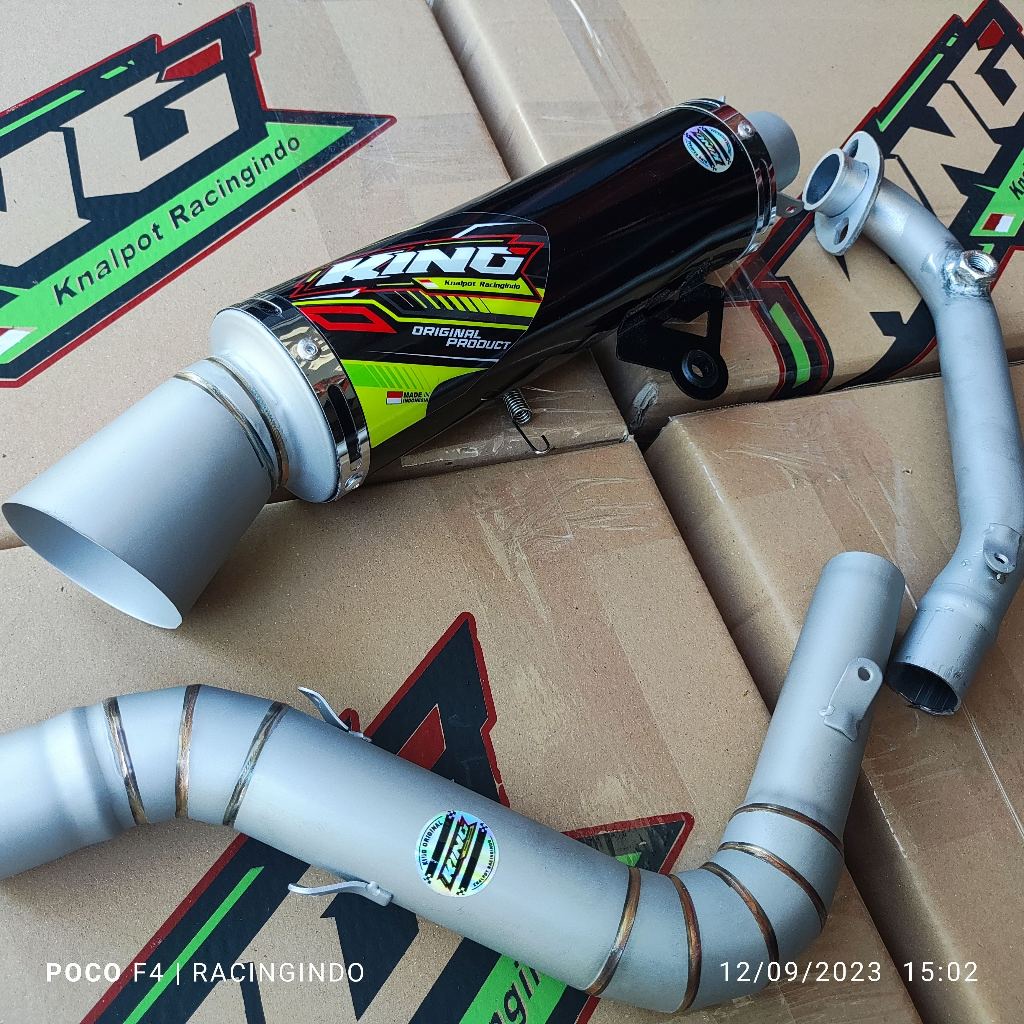 Jual knalpot samlong samblast king original tipe b inlet 38 & 50 hitam ...