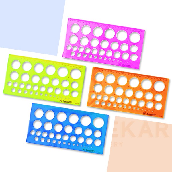 Jual Penggaris Sablon / Mal Lingkaran / Bulat Butterfly BT-9550 ...