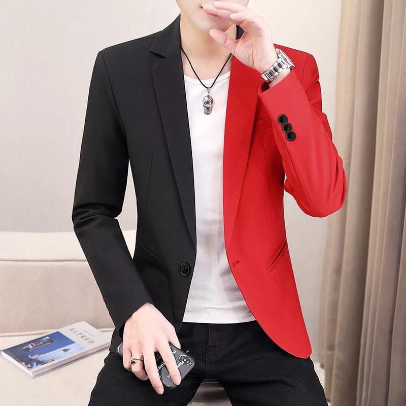 Jual Jas Blazer formal two color/Blazer pria high twist | Shopee Indonesia
