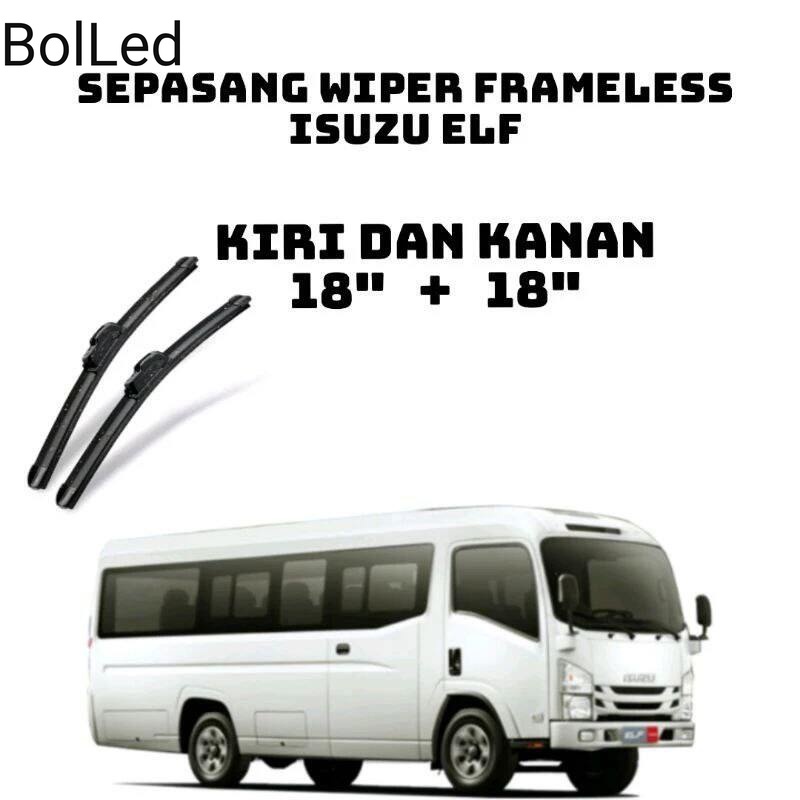 Jual wiper frameless banana full karet isuzu Elf BolLed | Shopee Indonesia