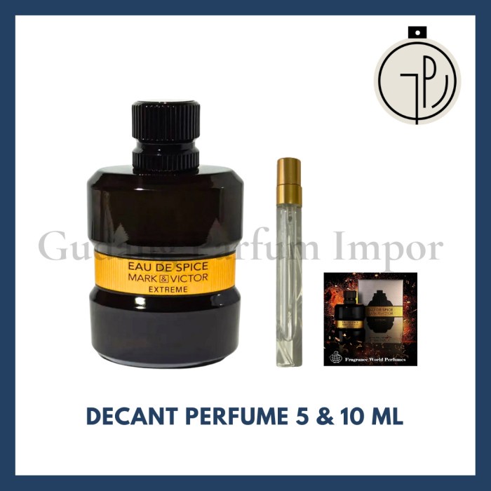 Jual Decant Fragrance World Eau de Spice Mark & Victor Extreme EDP ...