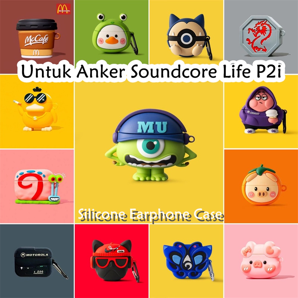 Jual 【inovasi】Untuk Anker Soundcore Life P2i Case Kartun Shiba Inu Soft ...