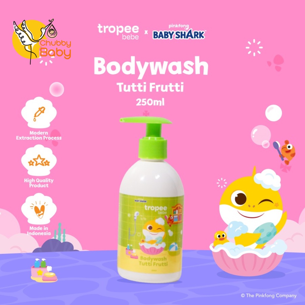 Jual Tropee Bebe x Pinkfong - Body Wash Tutti Frutti Sabun Mandi Anak ...