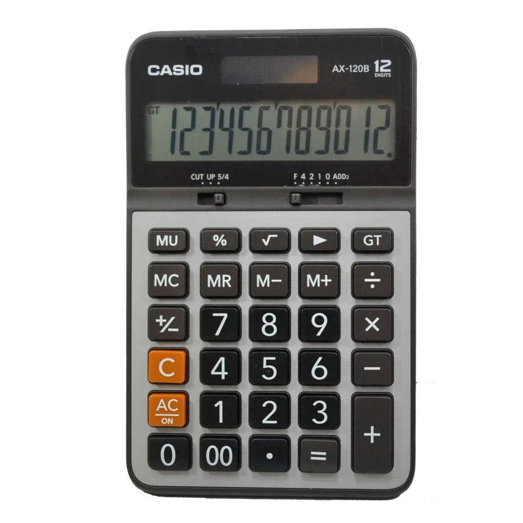 Jual Kalkulator CASIO AX-120B Calculator 12 Digits Casio Ax-120B | Shopee Indonesia