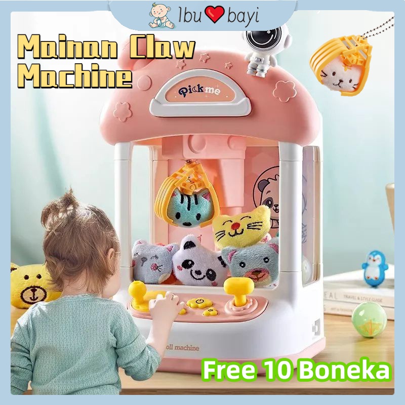 Jual Mainan Anak Claw Machine Mini Jumbo Mesin Capit Boneka Seperti ...