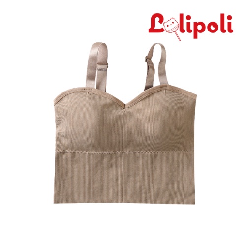 Jual Lolipoli TankTop Bra Fashion Pakaian Dalaman Wanita Tank Top BH Singlet Atasan Cewek Sexy ...