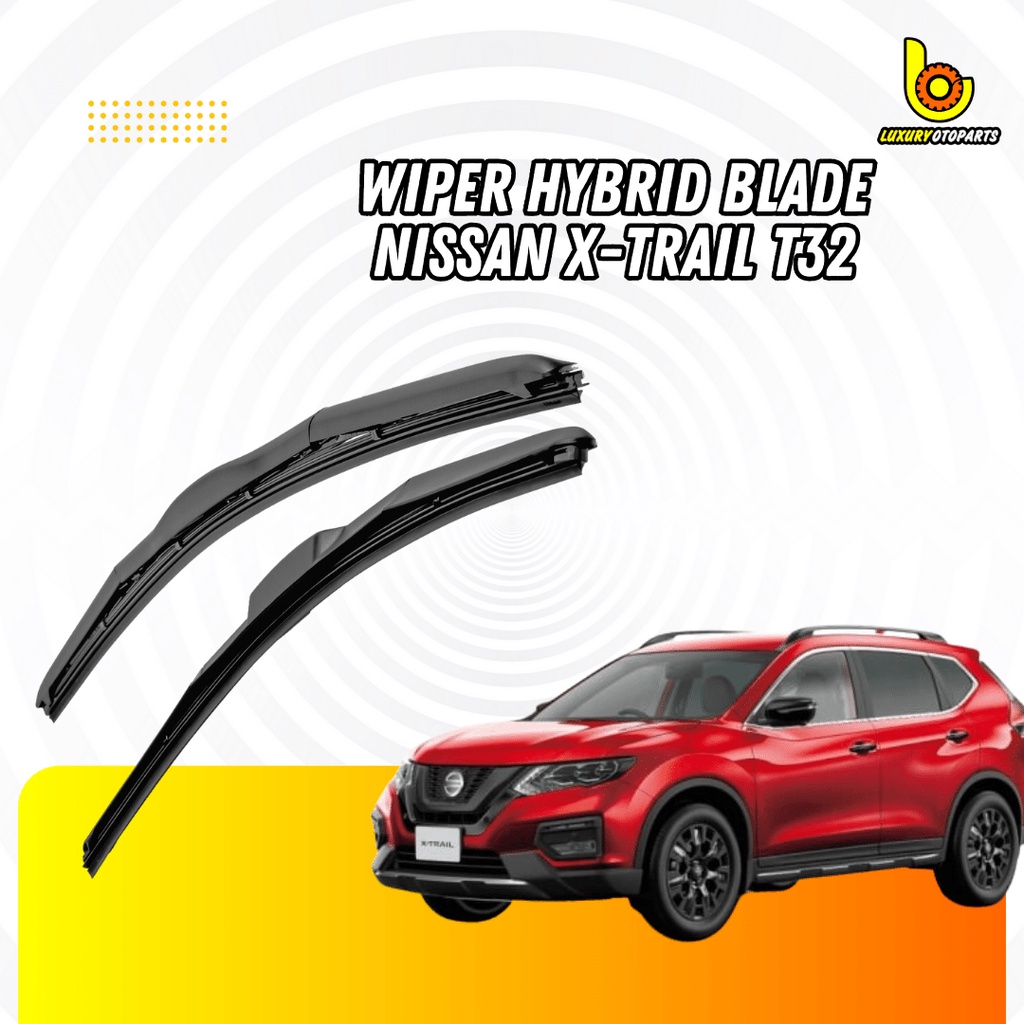 Jual Wiper Nissan X-Trail Xtrail T32 Model Hybrid 1 Set Tanpa Rangka ...