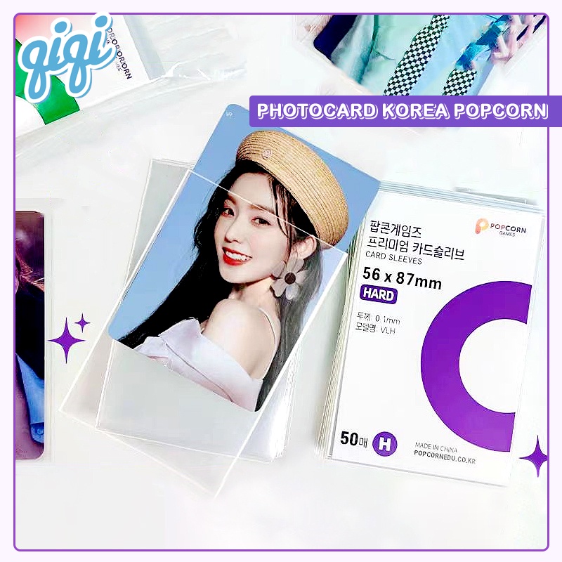 Jual Inner Sleeve Photocard Korea Popcorn/50 lembar inner sleeve ...