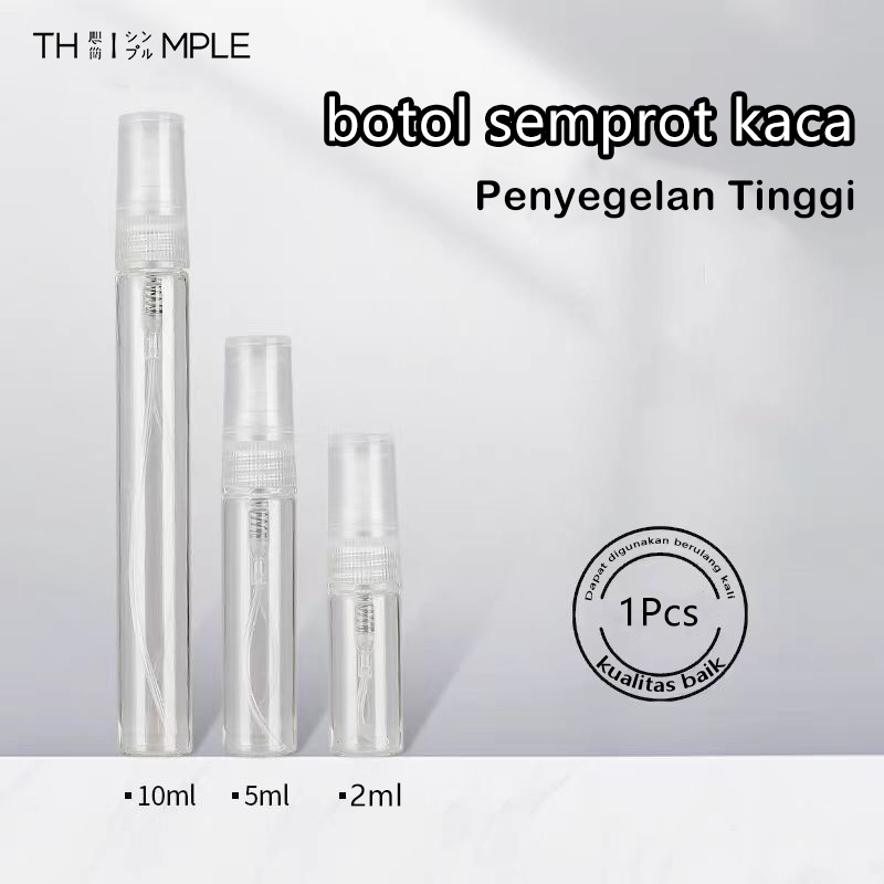 Jual Botol Spray Plastik 2ml 5ml 10ml Parfum Vial Travel Refill Sample ...